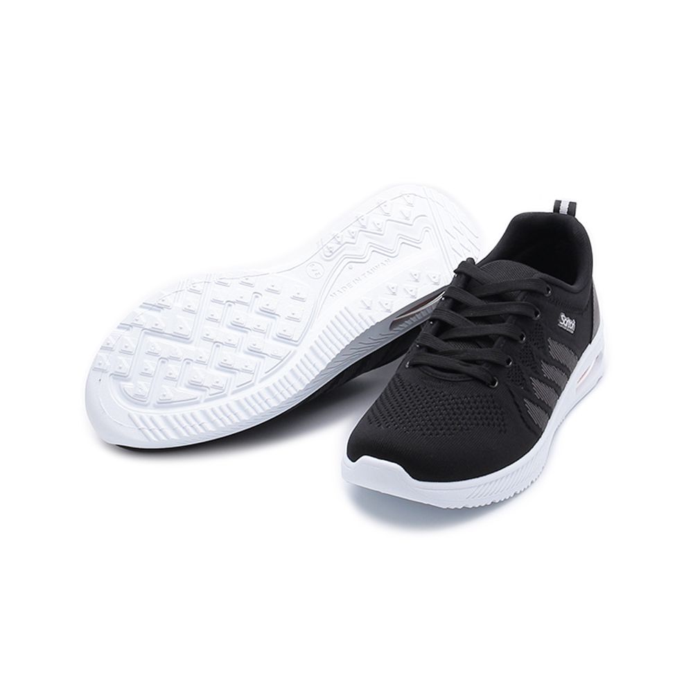 SARTORI 綁帶飛織休閒鞋 黑 男鞋 - 鞋全家福