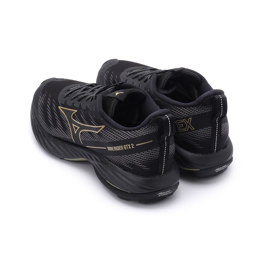 MIZUNO WAVE RIDER GORE-TEX 2 慢跑鞋黑金灰J1GC248001 男- 鞋全家福 MIZUNO WAVE RIDER GORE-TEX 2 慢跑鞋黑金灰J1GC248001 男- 鞋全家福