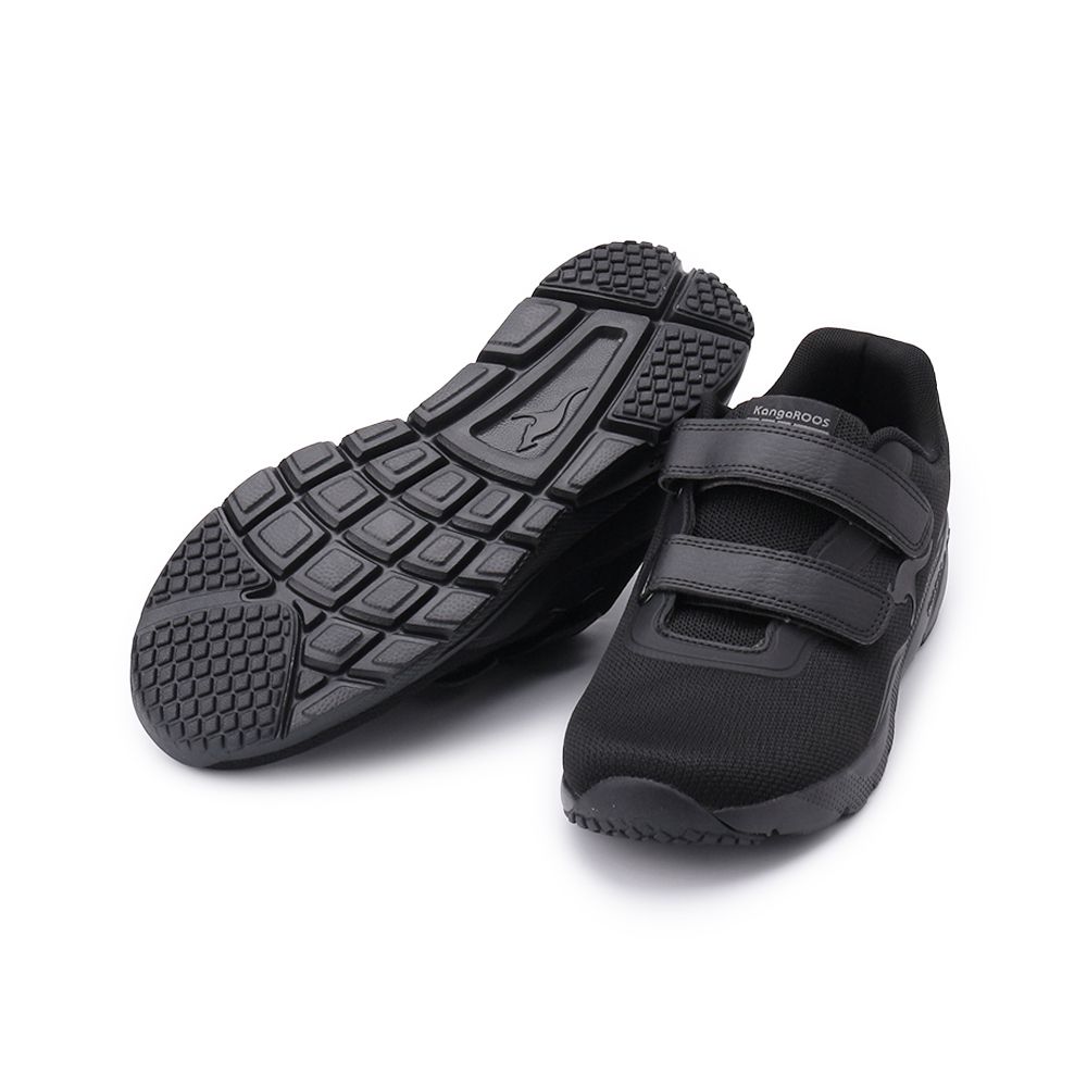 KANGAROOS RUN SWIFT S 魔鬼氈運動鞋 黑 KM52420 男鞋 - 鞋全家福