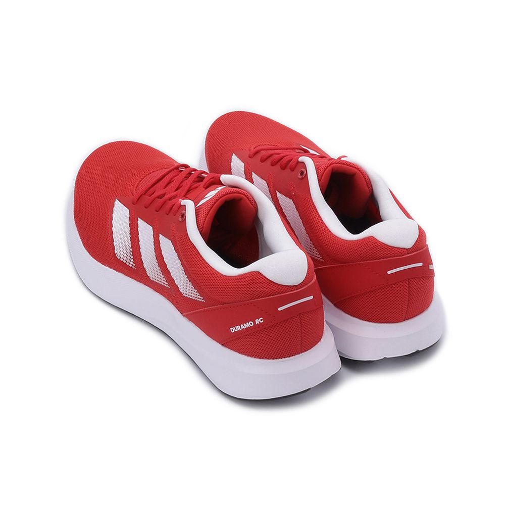 ADIDAS DURAMO RC U 輕量透氣跑鞋 紅白 ID2703 男鞋 - 鞋全家福