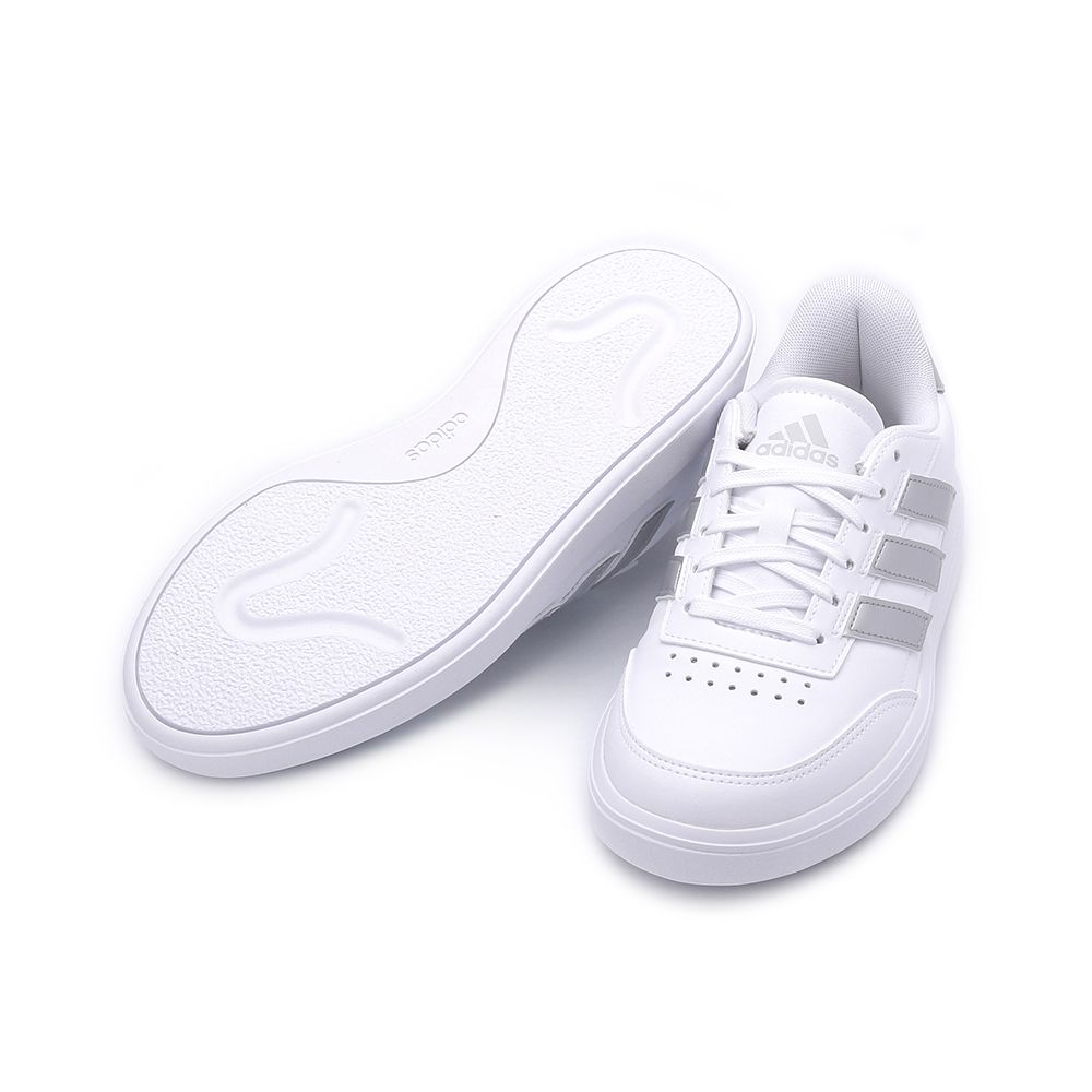 ADIDAS COURTBLOCK 運動休閒鞋 白銀 IF6465 女鞋 - 鞋全家福