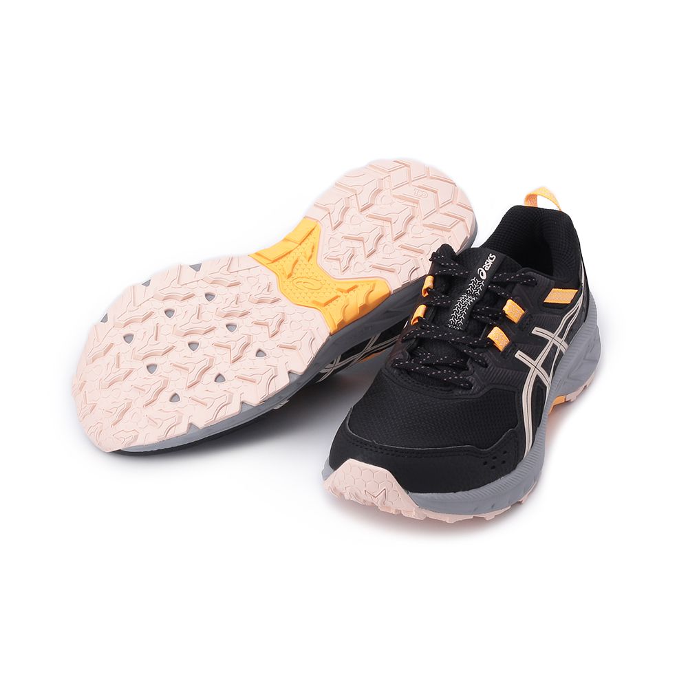 ASICS GEL-VENTURE 9 越野跑鞋 黑橘 1012B313-009 女鞋 - 鞋全家福