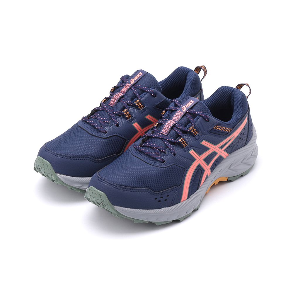 ASICS GEL VENTURE 9 越野跑鞋 深藍桃 1012B314-400 女鞋 - 鞋全家福