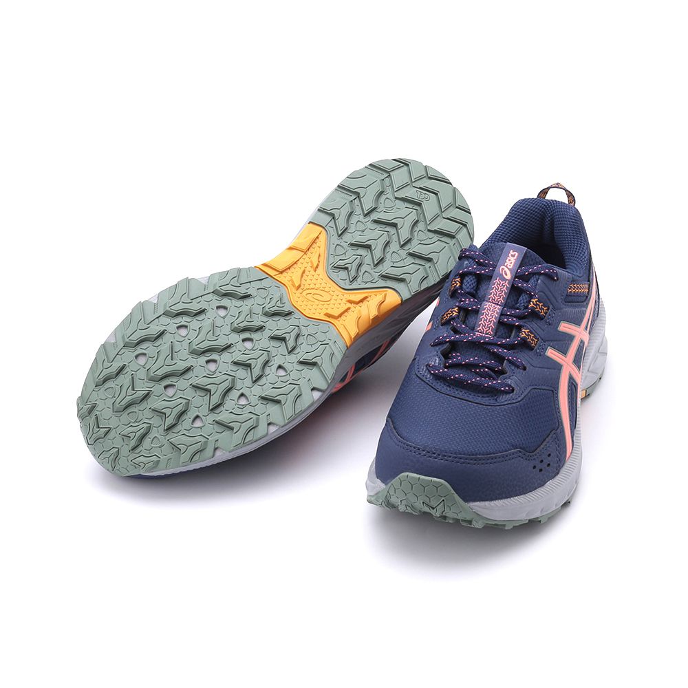 ASICS GEL VENTURE 9 越野跑鞋 深藍桃 1012B314-400 女鞋 - 鞋全家福