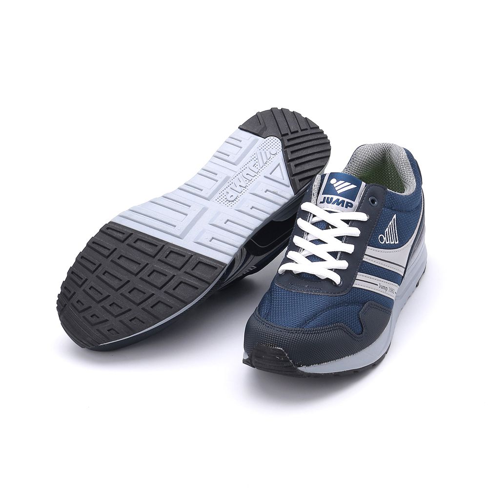 JUMP 綁帶運動鞋 藍 JM168 男鞋 - 鞋全家福